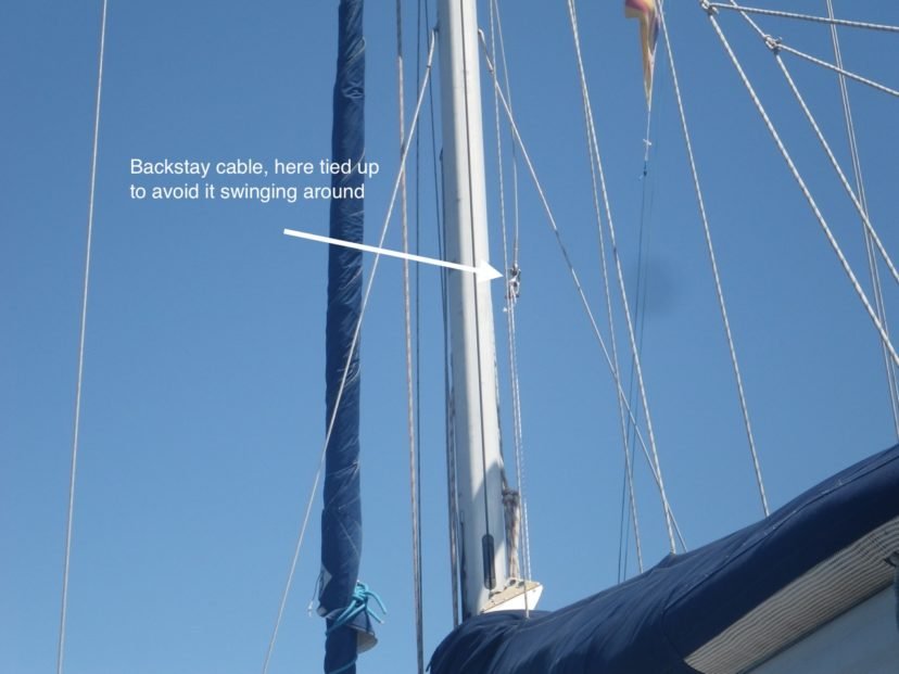 What to do when the backstay breaks? - Sailing Goodvibes
